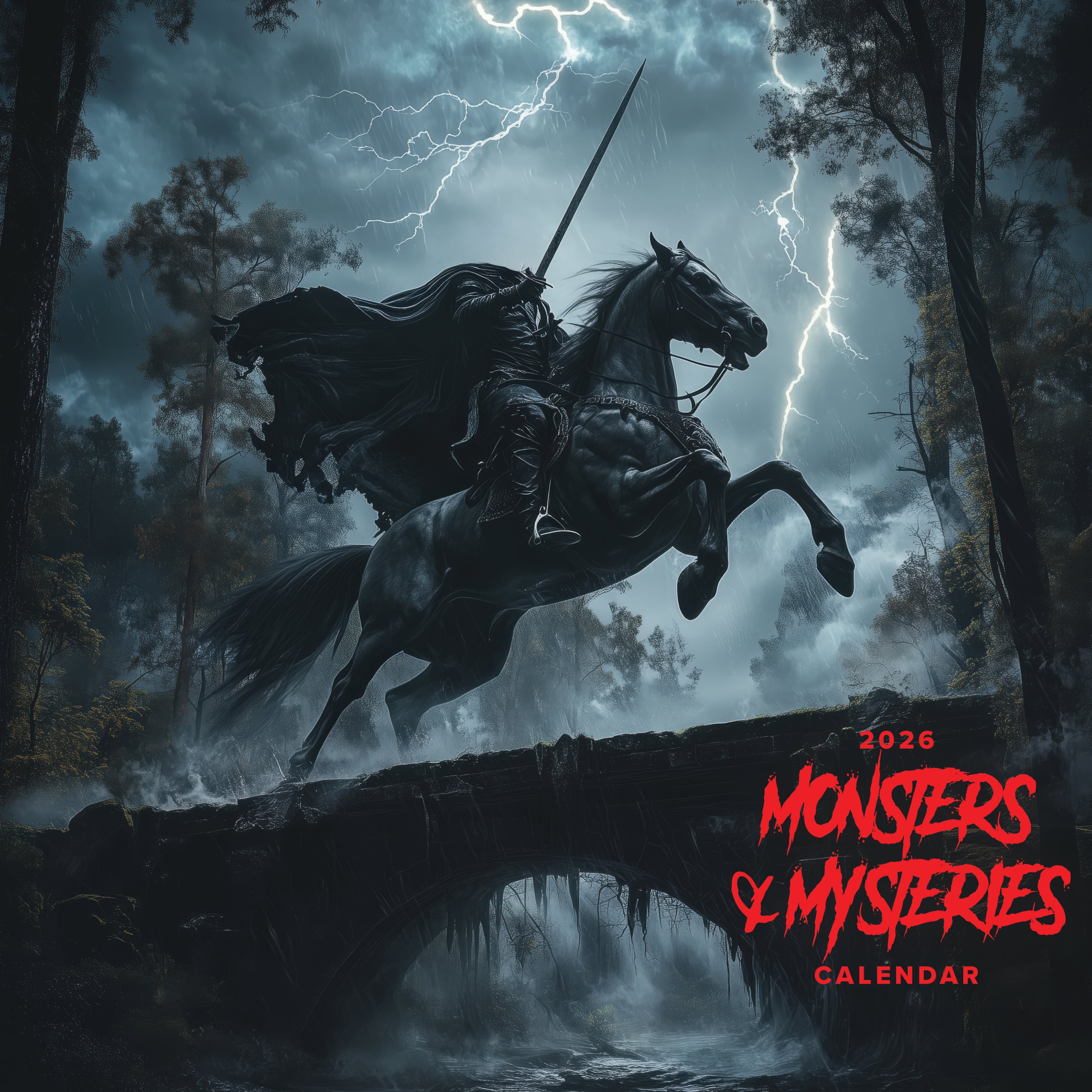 2026 Monsters & Mysteries Calendar – Off The Grid Calendars